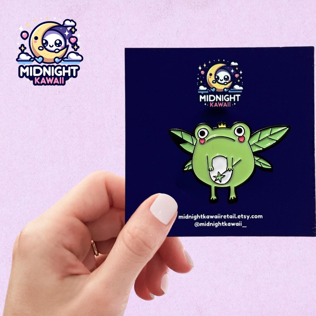 Frog Pin Fairy Frog Pin Cute Frog Pin ADHD Pin Disability Pins, Chronic ...