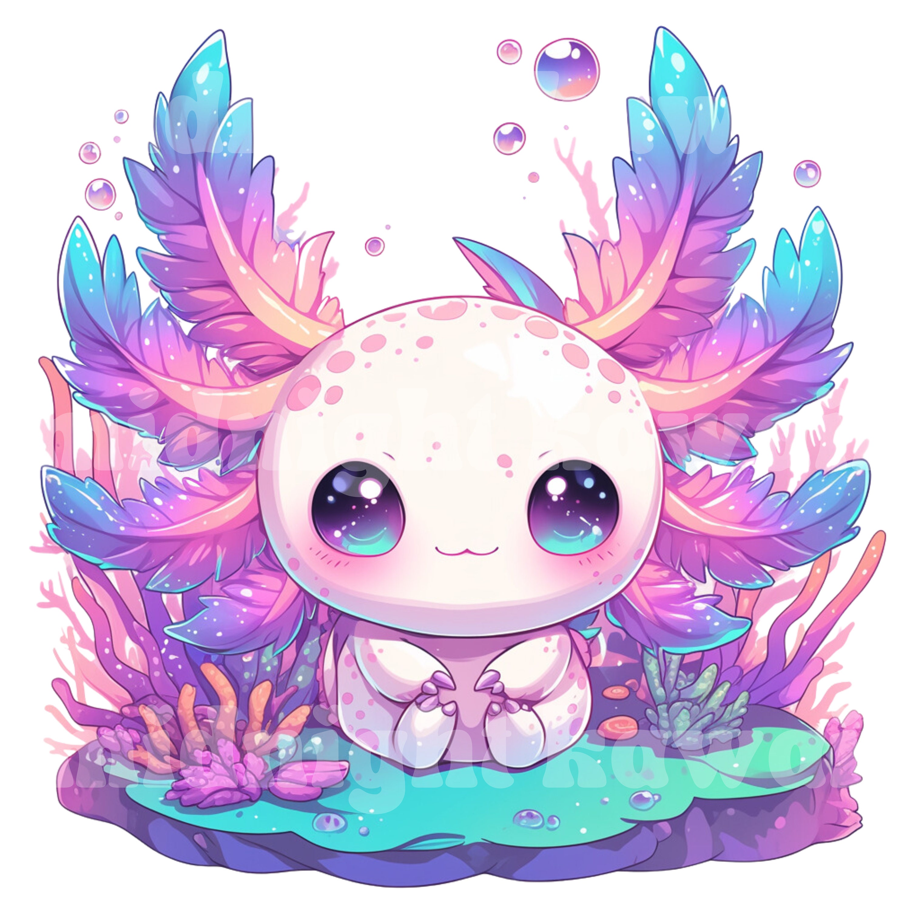 Axolotl Png, Axolotl Wallpaper Png, Cute Axolotl Png, Axolotl Digital ...