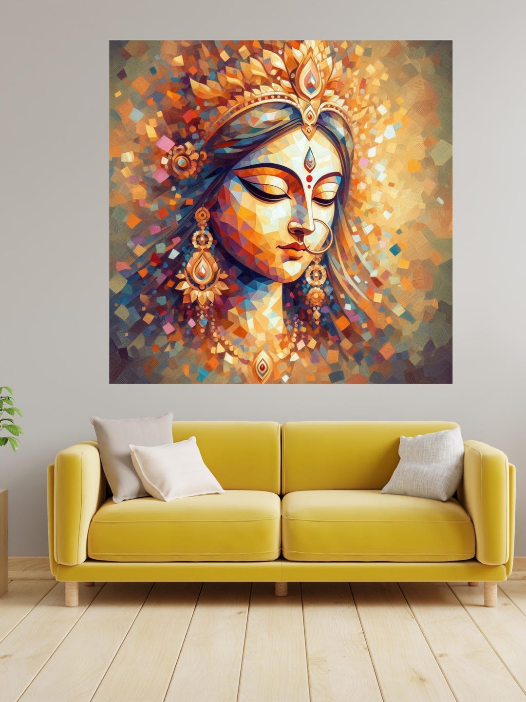 Goddess Durga Digital for Instant Download Durga Poster Mahadevi Durga ...
