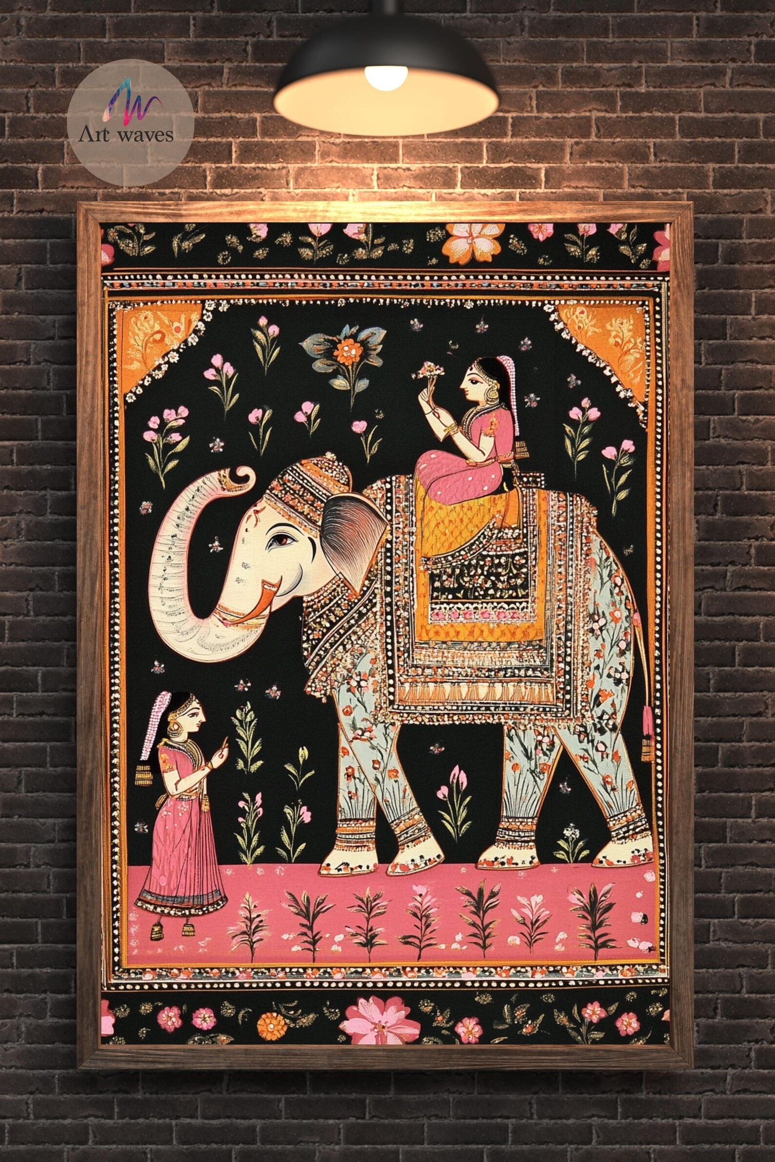 Indian Traditional Series Digital Madhubani Prints Download Wall Art ...