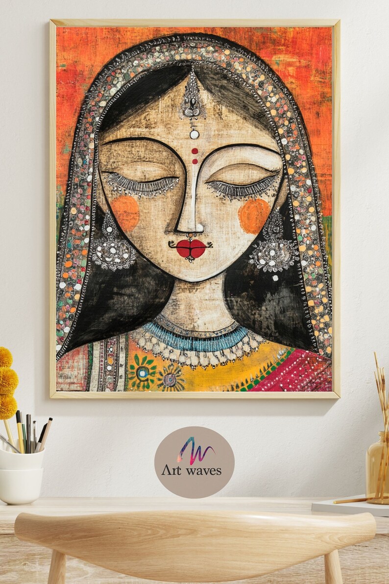 Special Print Women Abstract Art Digital Download Poster Art AI Digital ...