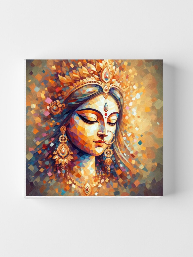 Goddess Durga Digital for Instant Download Durga Poster Mahadevi Durga ...