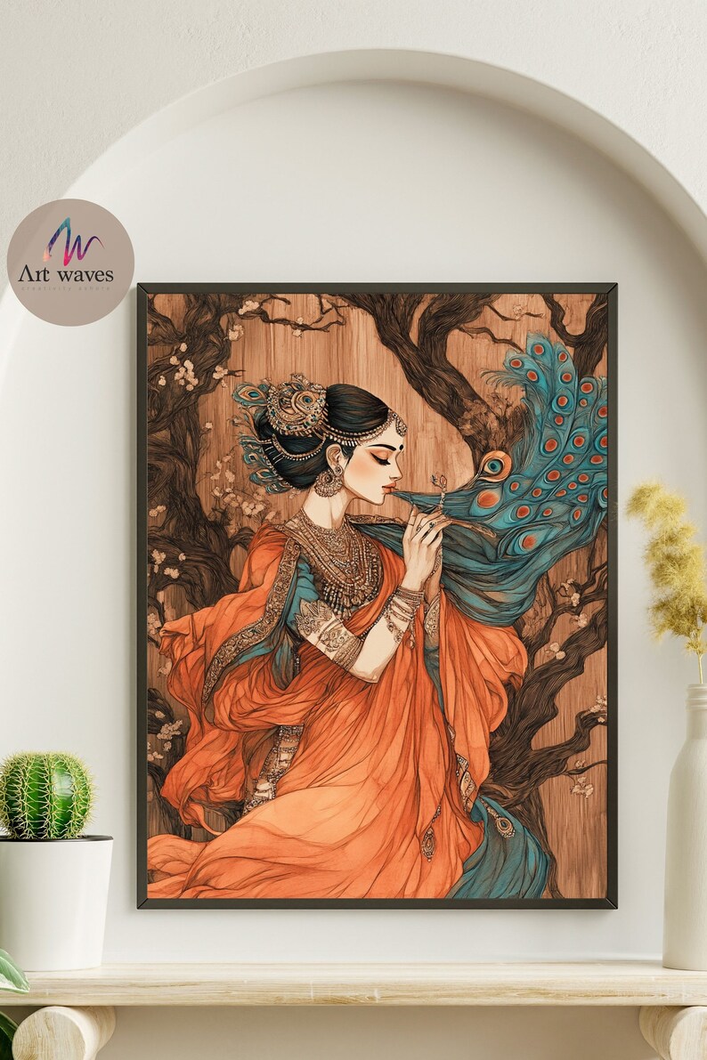 Special Print Women Abstract Art Digital Download Poster Art AI Digital ...