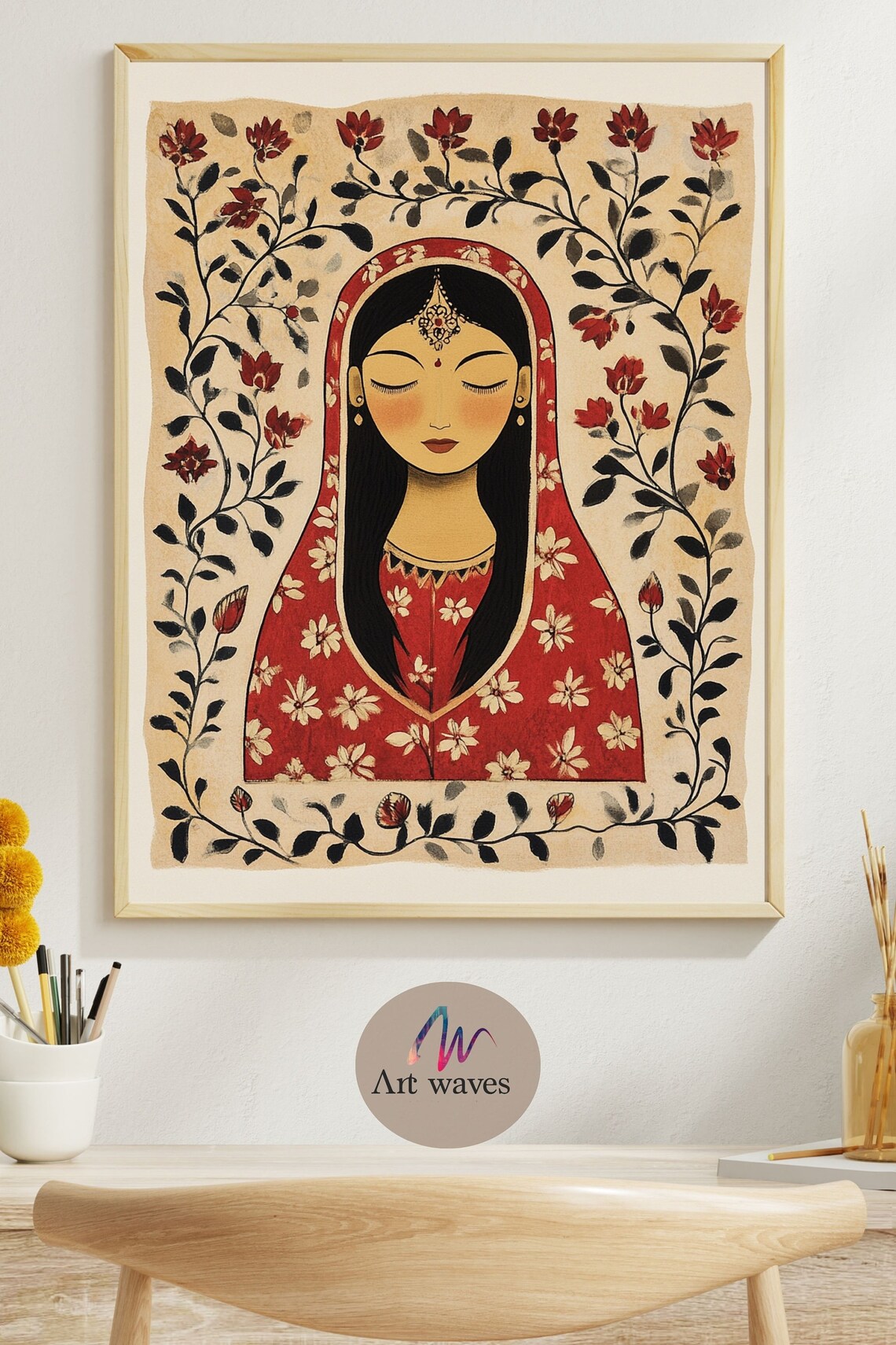 Special Print Women Abstract Art Digital Download Poster Art AI Digital ...