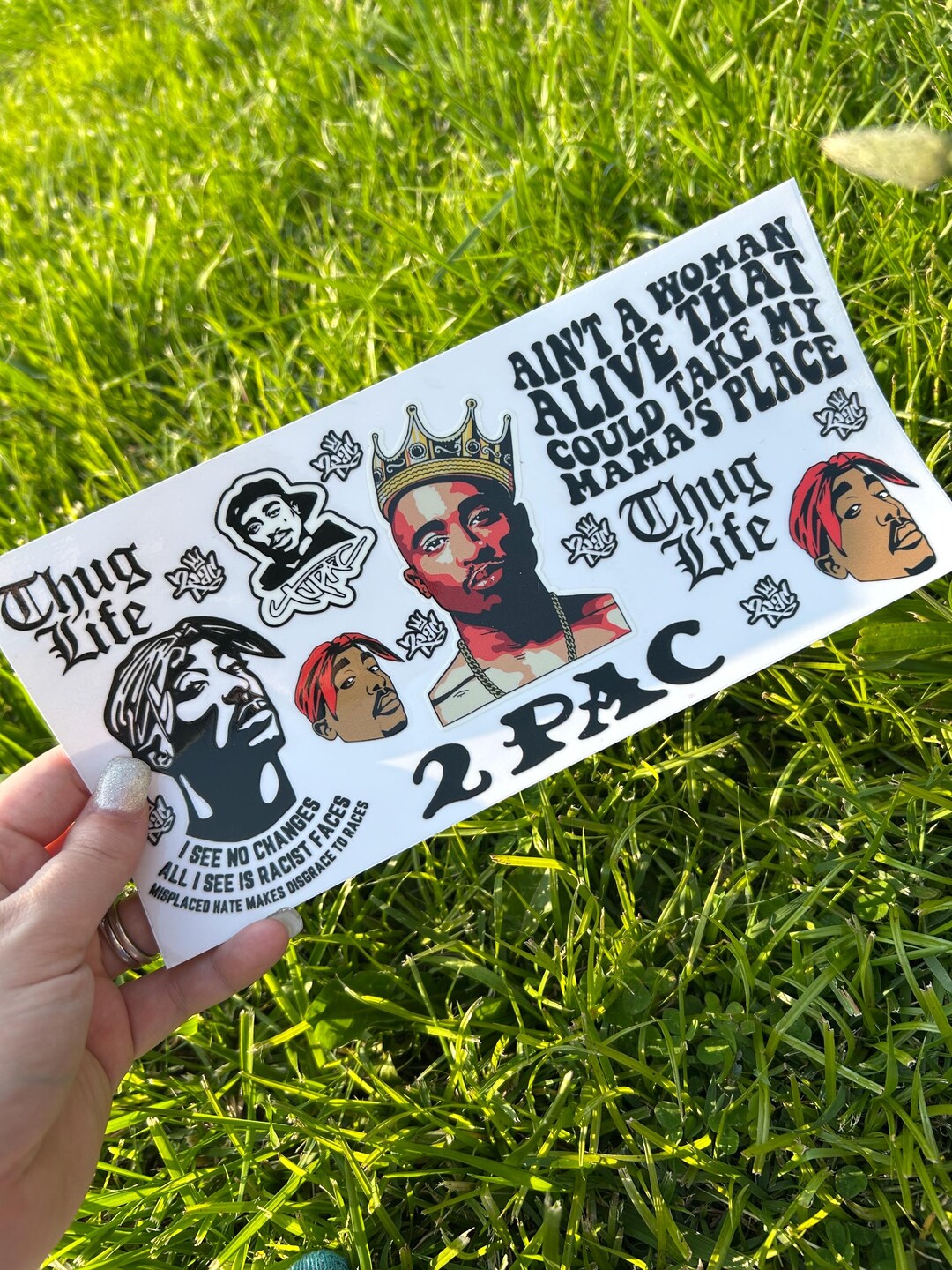 2pac 16oz Dtf Cup Wrap - Etsy