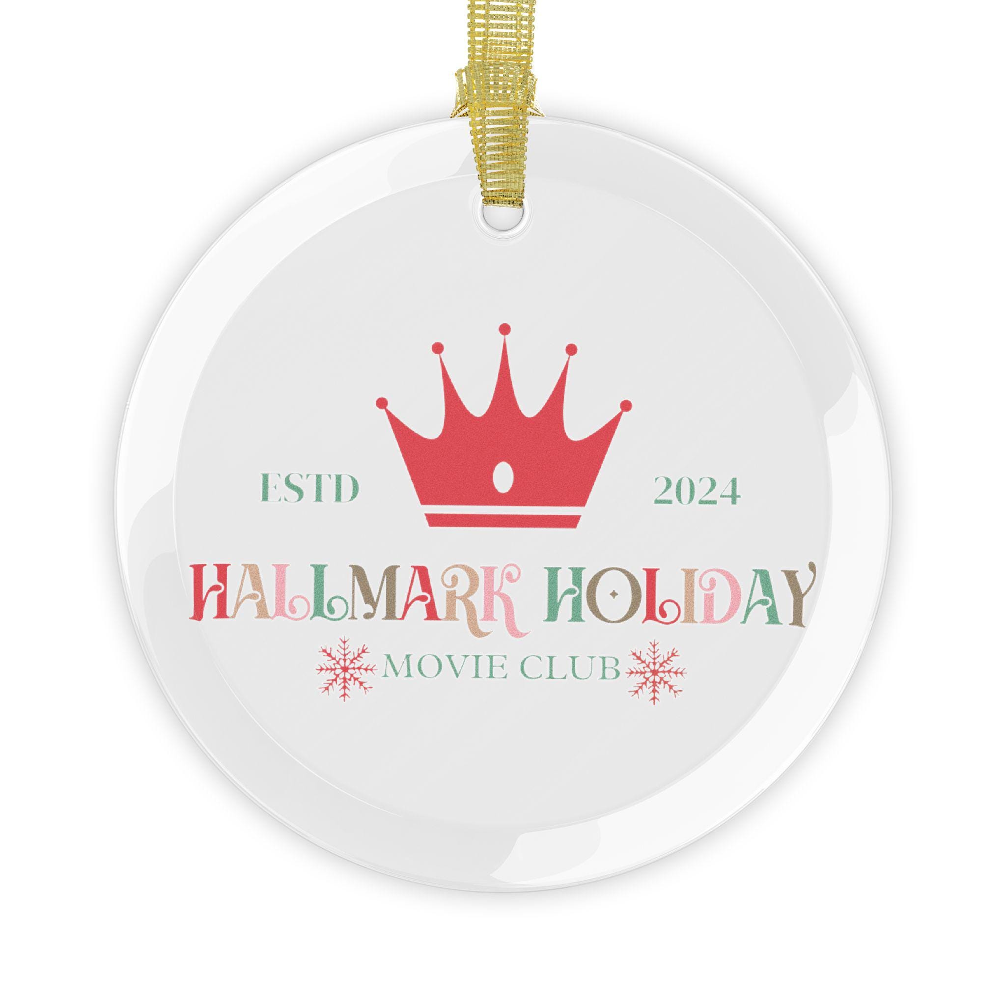 2024 Custom Hallmark Movie Glass Ornament Personalized Christmas Gift ...