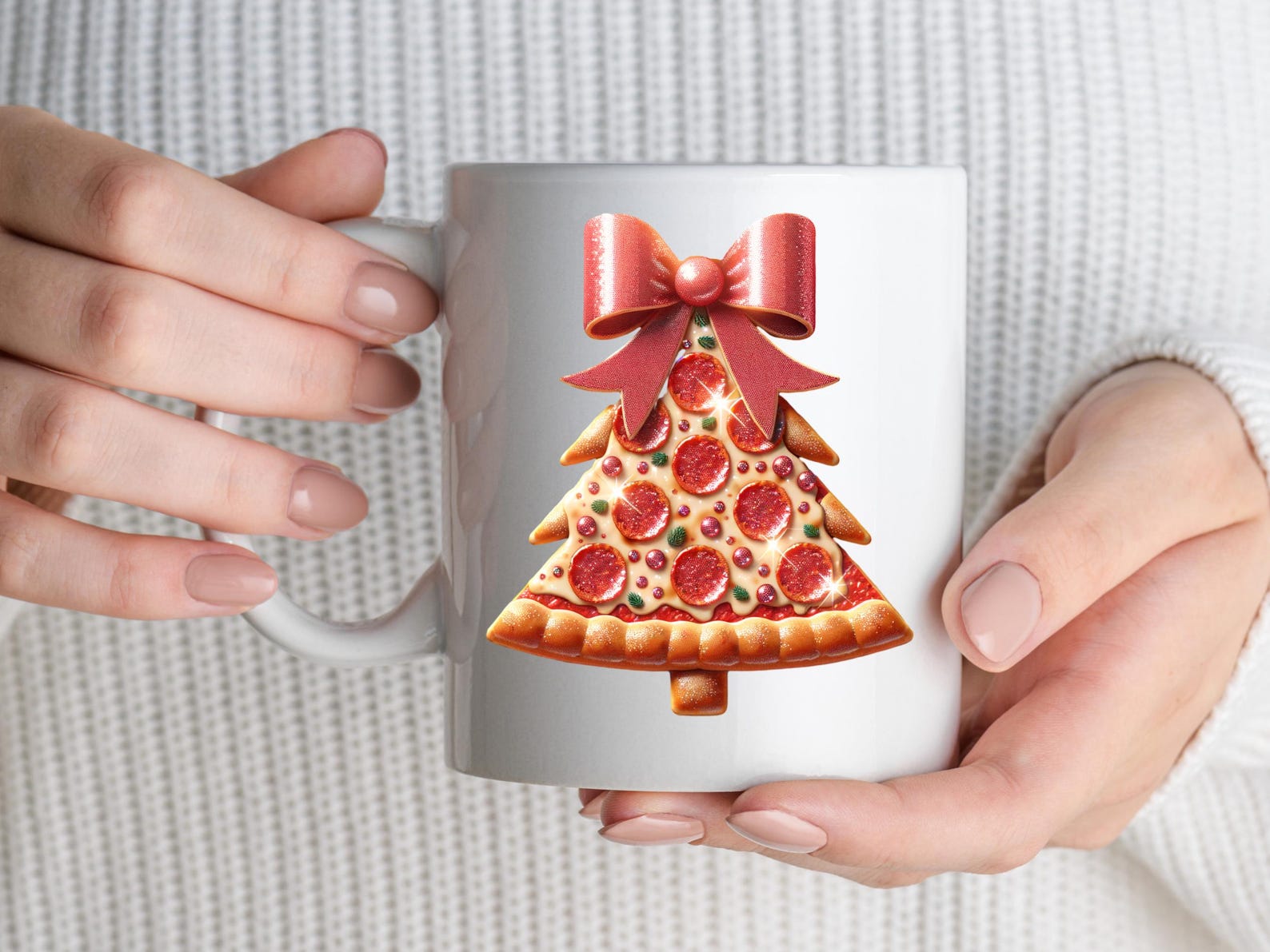 Pizza Christmas Tree Coquette Holiday Pizza Art DIY Shirts Pizza Gifts ...