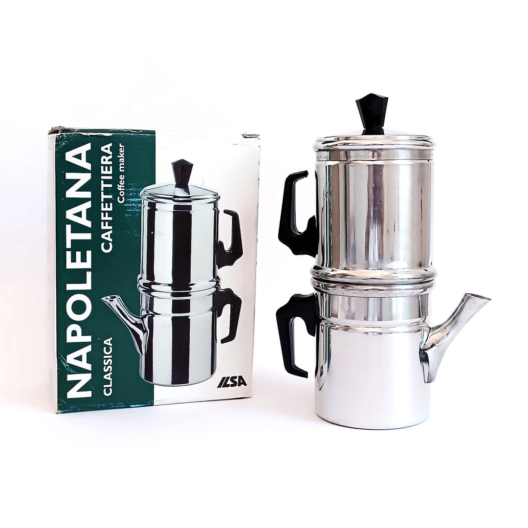 Traditional Neapolitan Coffee Maker Ilsa Made in Italy Vintage ...