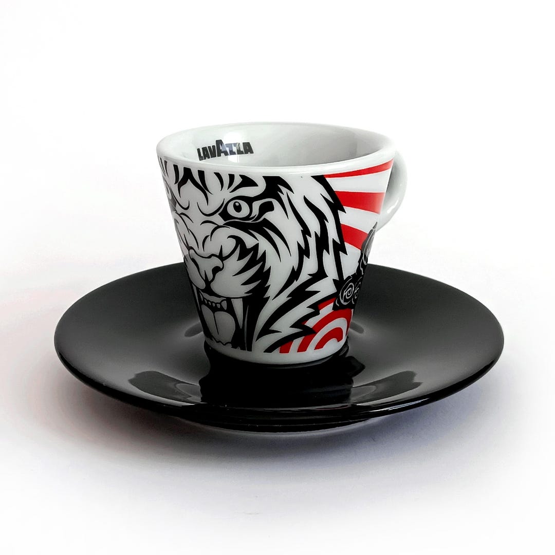 Collectible Lavazza Espresso Coffee Cup & Saucer Coffee Serving Set ...