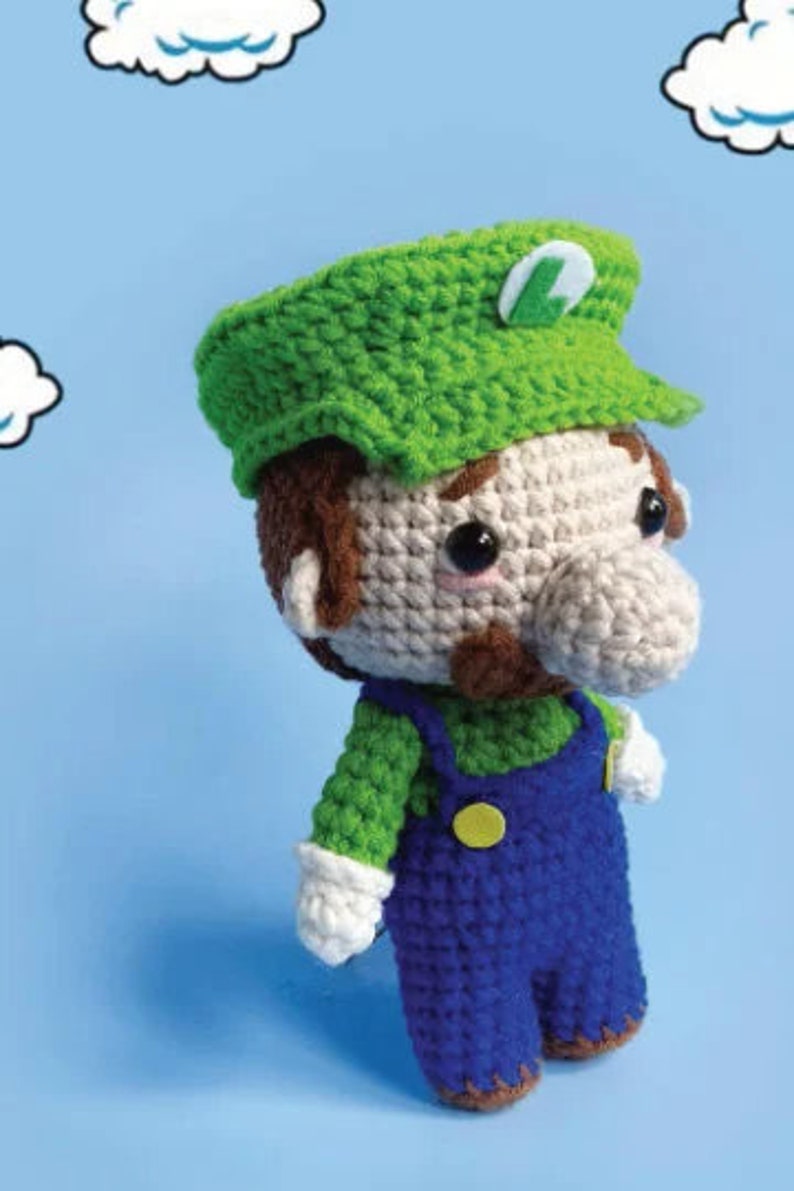 Crochet Pattern 4 in 1 Bundle Amigurumi Super Plumber Man Bros PDF ...