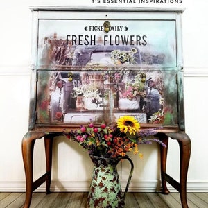 FRESH FLOWERS furniture Transfers, Redesign With Prima , Prima Transfer ...