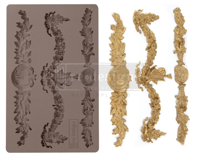 GLORIOUS GARLAND - Redesign With Prima - Decor Mould - Etsy