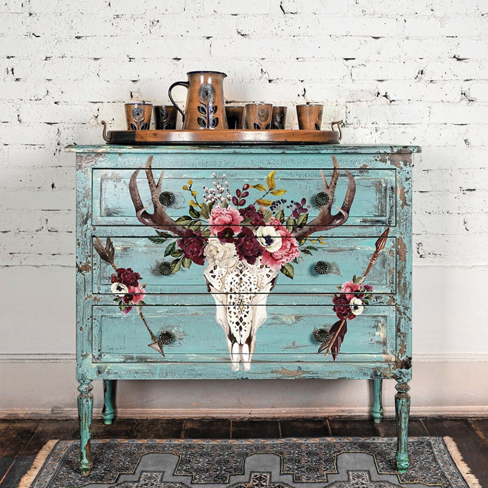 BEAUTIFULLY NATIVE furniture Transfers Redesign With Prima - Etsy