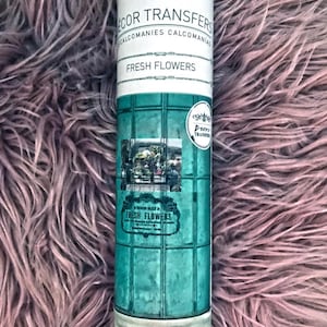 FRESH FLOWERS furniture Transfers, Redesign With Prima , Prima Transfer ...