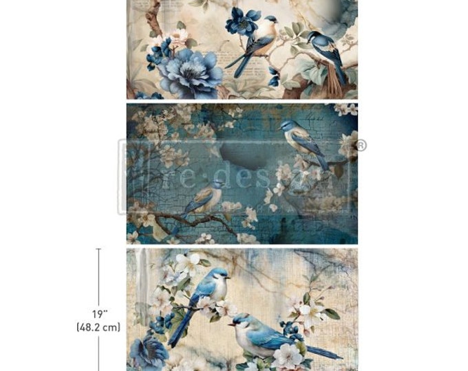 SAPPHIRE WINGS - Decoupage Decor Tissue Paper Pack - 3 Sheets, 19.5″X30 ...
