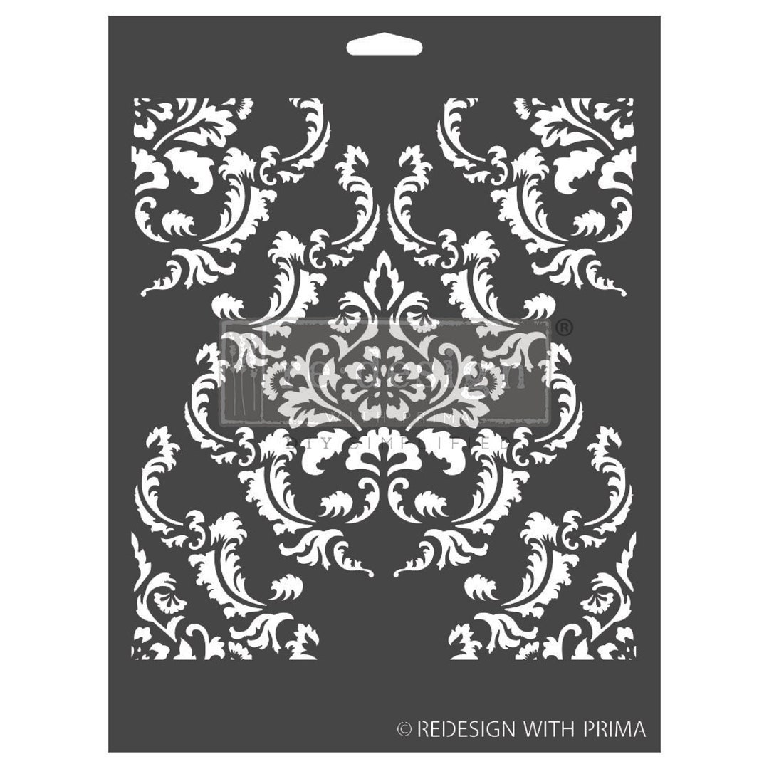 REGAL STRIAE - 3D Decor Stencils - 1 Pc, Sheet Size 9" X 12" - Etsy