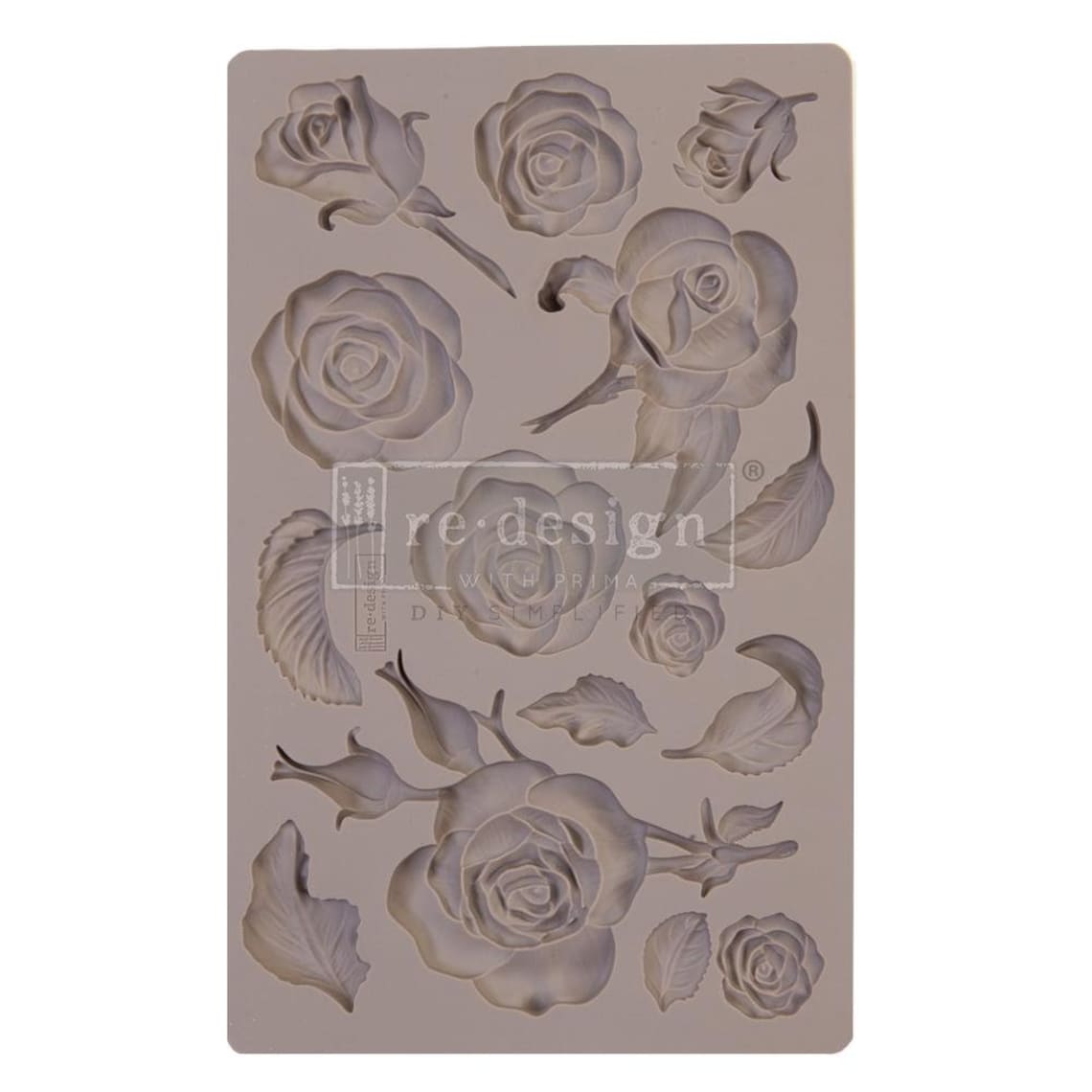 FRAGRANT ROSES - Redesign Mould- Furniture Decor Mould - Applique Mould ...