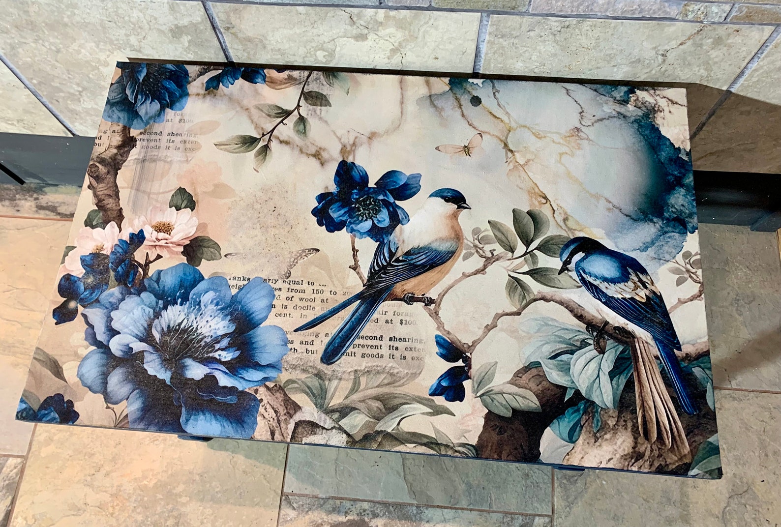 SAPPHIRE WINGS - Decoupage Decor Tissue Paper Pack - 3 Sheets, 19.5″X30 ...