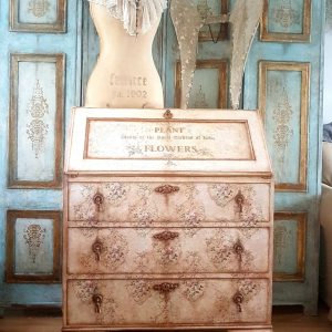 Furniture Transfers ReDesign with Prima FLORAL COURT Prima | Etsy