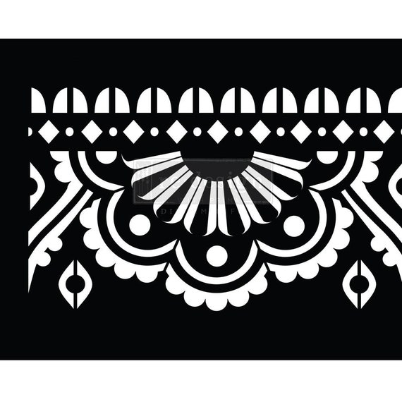 Stick Border Design