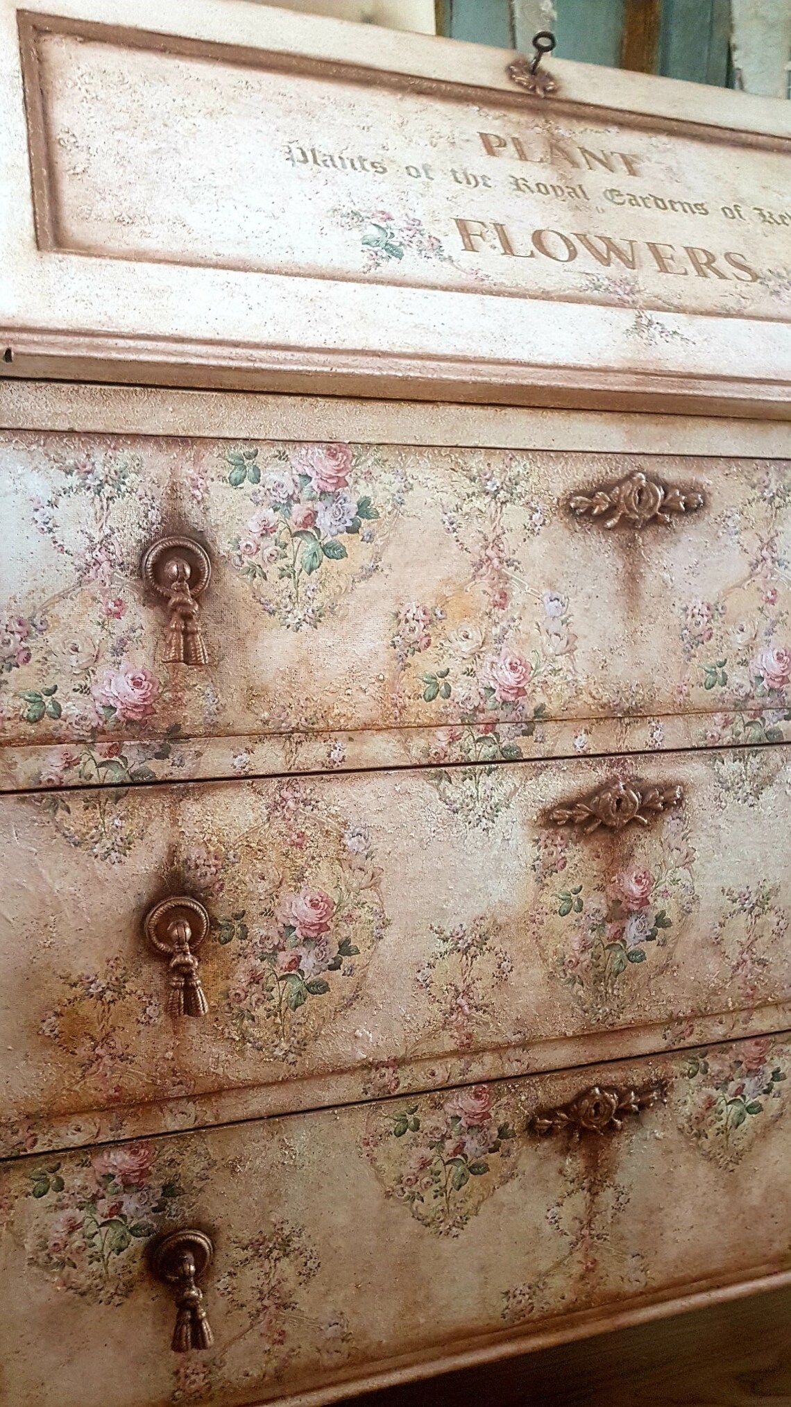 Furniture Transfers ReDesign with Prima FLORAL COURT Prima | Etsy