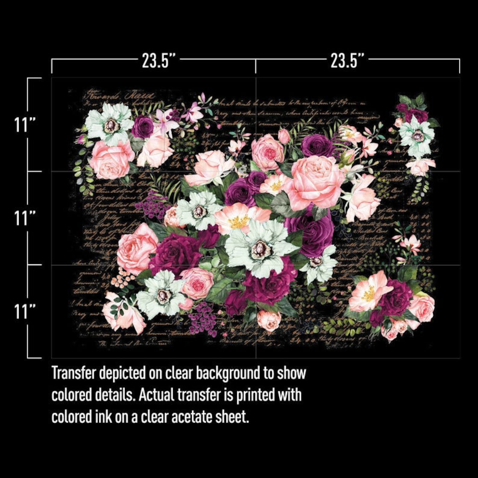 VIOLET HILL Furniture Transfers Re-design With Prima Prima - Etsy