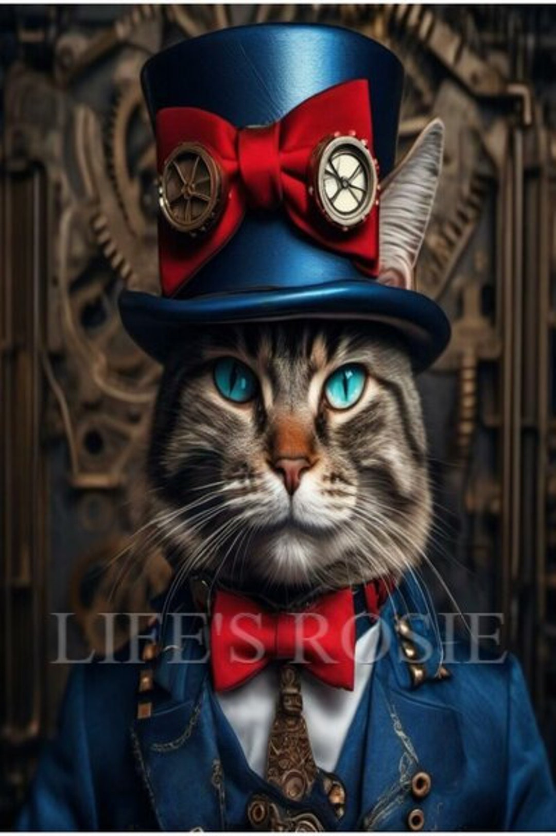 SIR LOUIE - Life's Rosie Decoupage Papers - Etsy