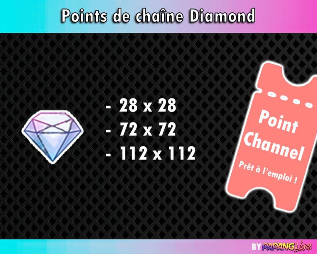 Twitch Diamond Channel Point - Luxury Reward Icon - Transparent PNG ...