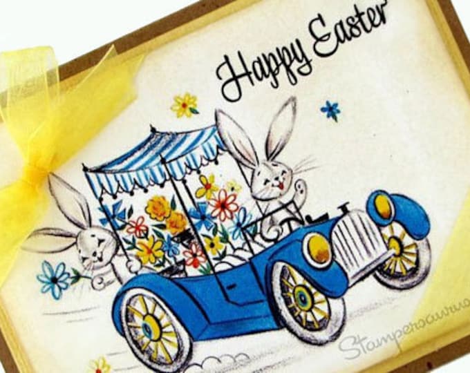 RETRO EASTER Card - Etsy