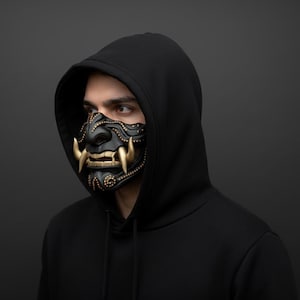 Custom Japanese Oni Mask, Cosplay Costume, Wall Art - Etsy