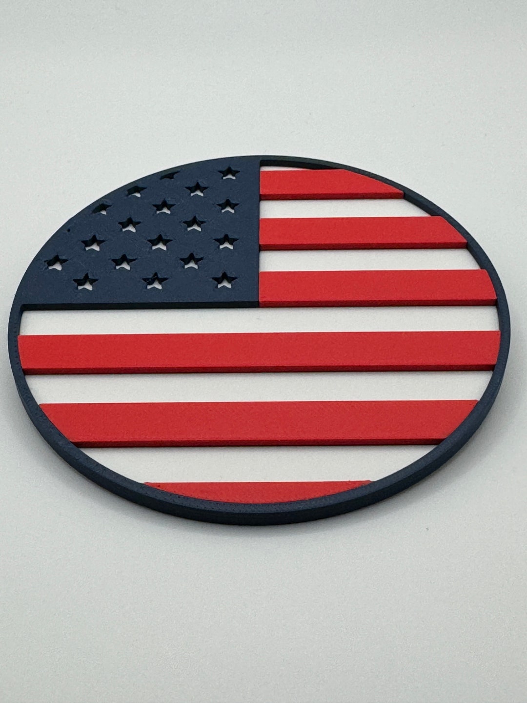 3D American Flag Coaster Set of 4 - Etsy