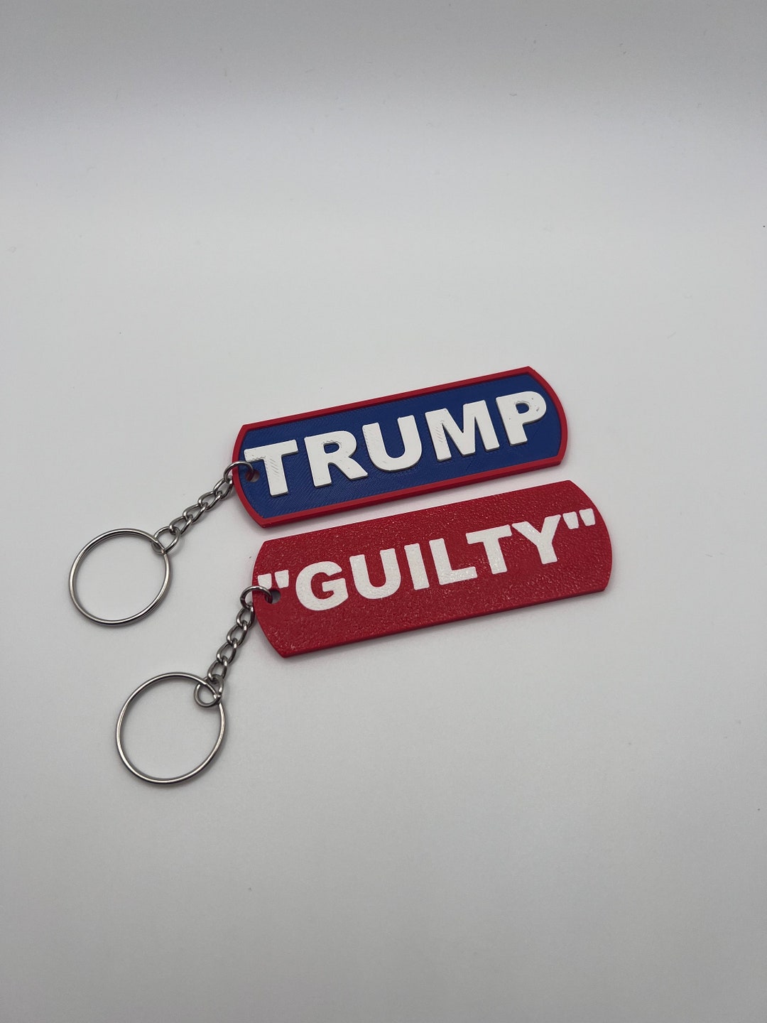 TRUMP X “guilty” 3D Key Tag - Etsy