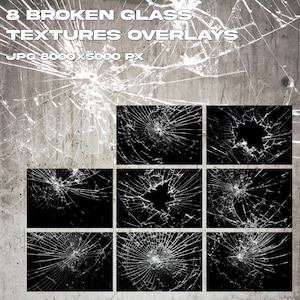 8 Broken Glass Textures Overlays | Broken Glass Texture | Texture for ...