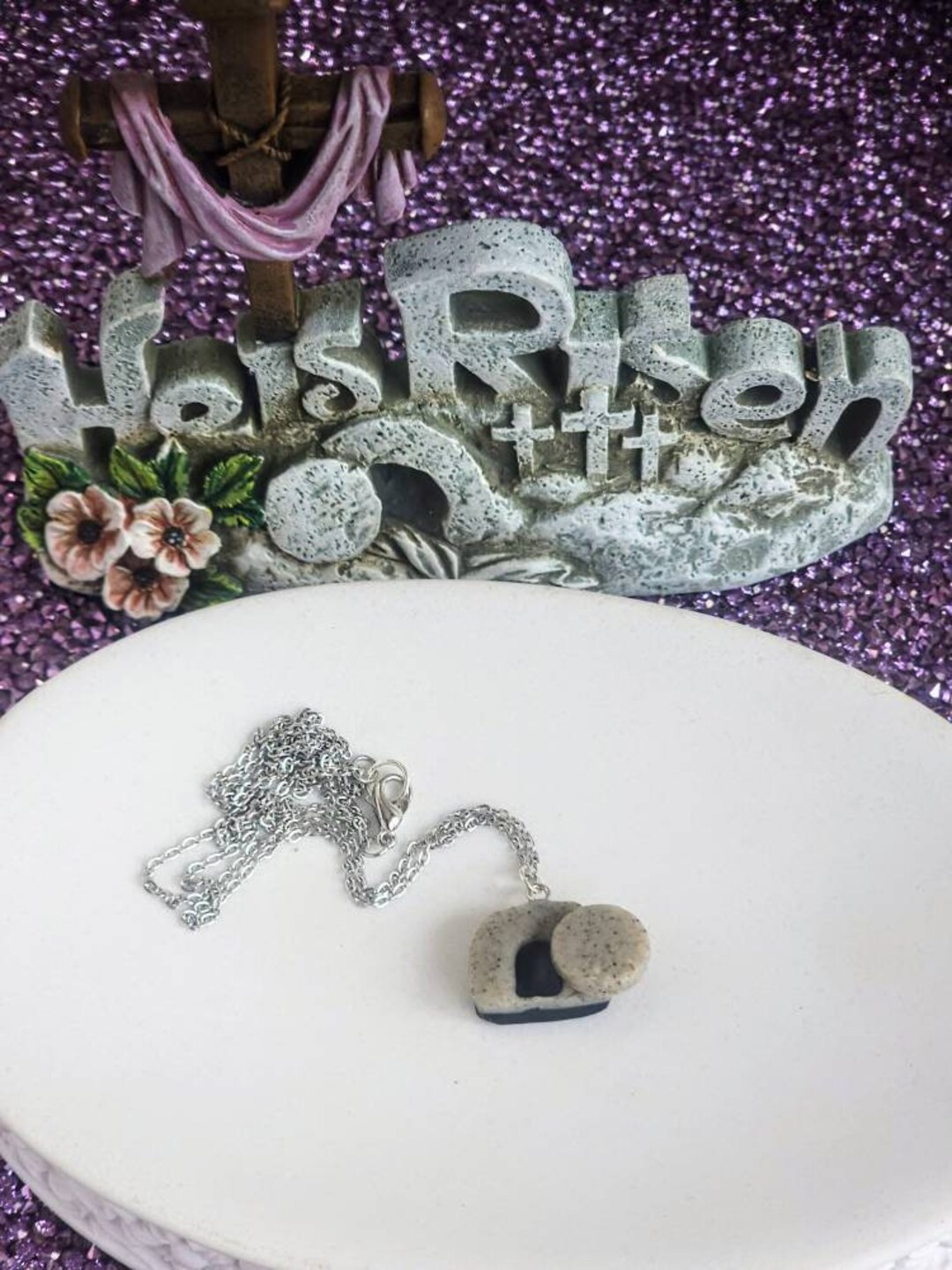 Empty Tomb Easter Necklace | Jesus Christ Resurrection | Easter Egg ...