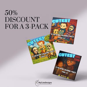 Cutest Serial Killers Coloring Book,cute and Cozy Coloring Pages for ...