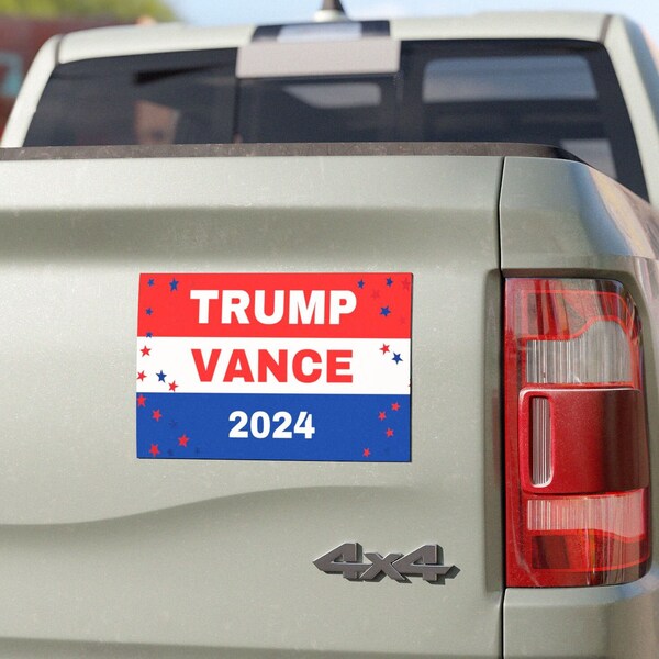 Trump Vance Car Sticker - Etsy
