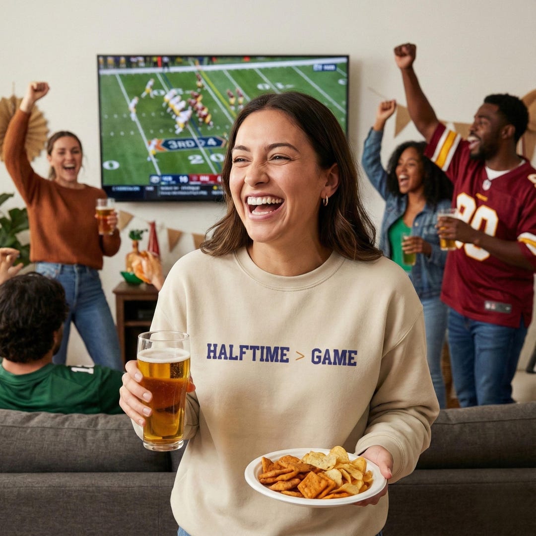 Funny Halftime Shirt, Halftime > Game Crewneck, Super Game 2026 Outfit ...