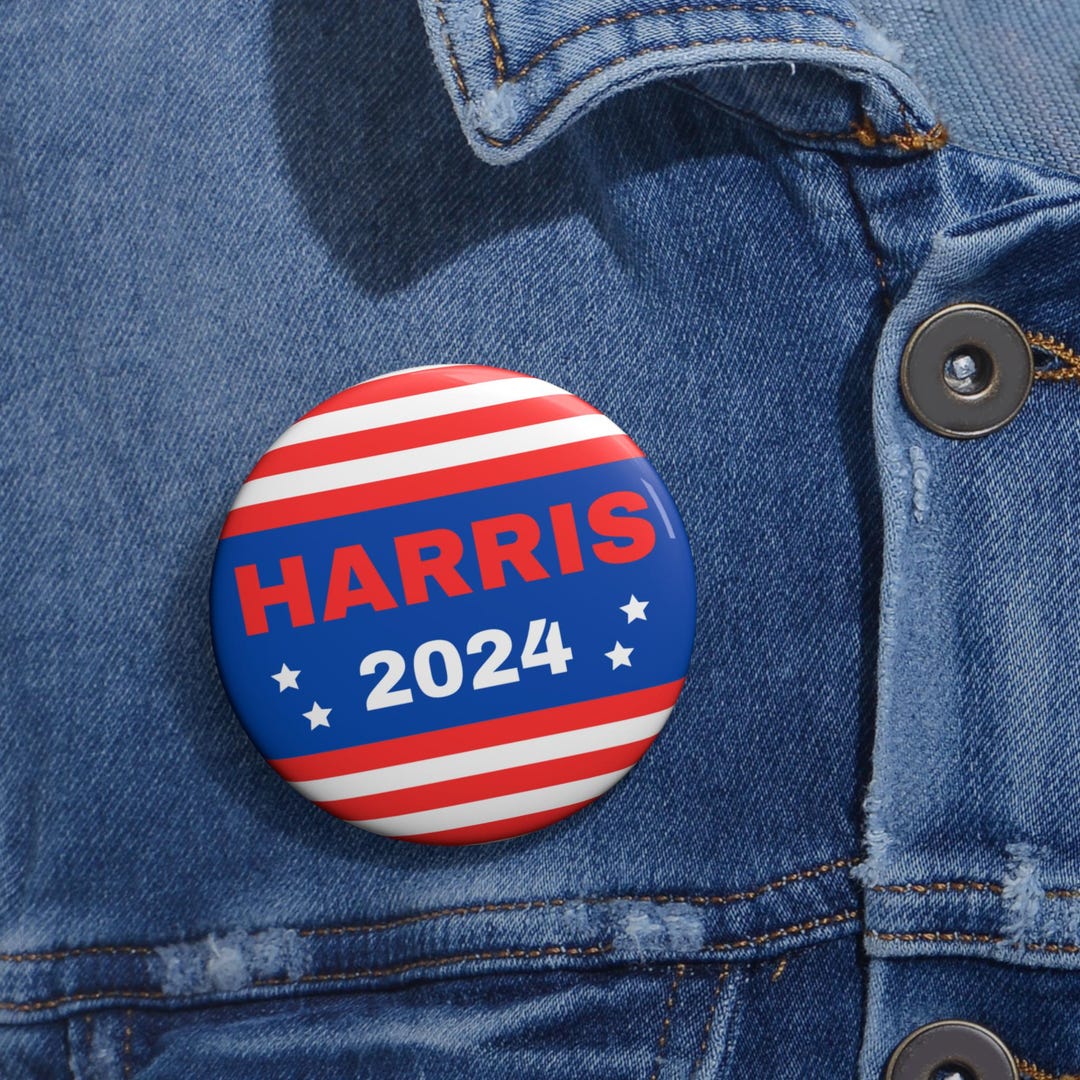 Harris 2024 Pin, Kamala Harris for President Pin Button, 2024 ...