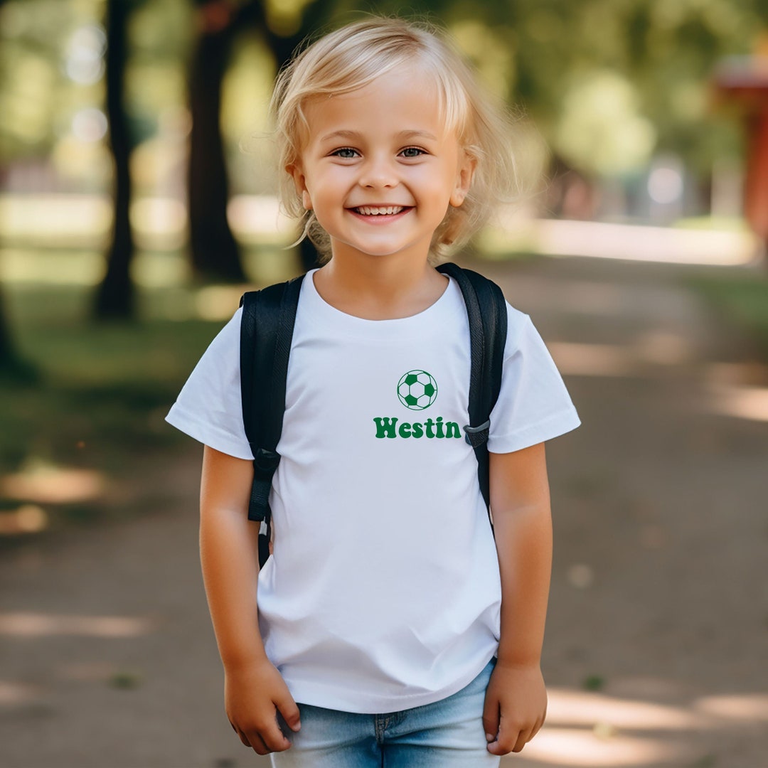 First Day of School Shirt, School Shirt With Name, Kids Name Shirt ...
