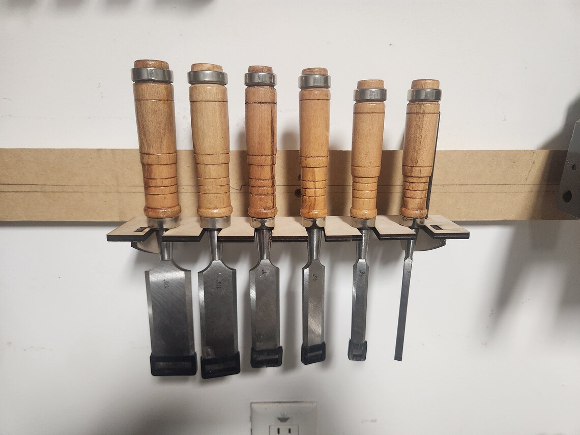 6 Chisel French Cleat Holder - Digital File - Etsy