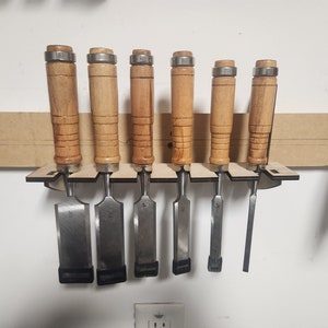 6 Chisel French Cleat Holder - Digital File - Etsy