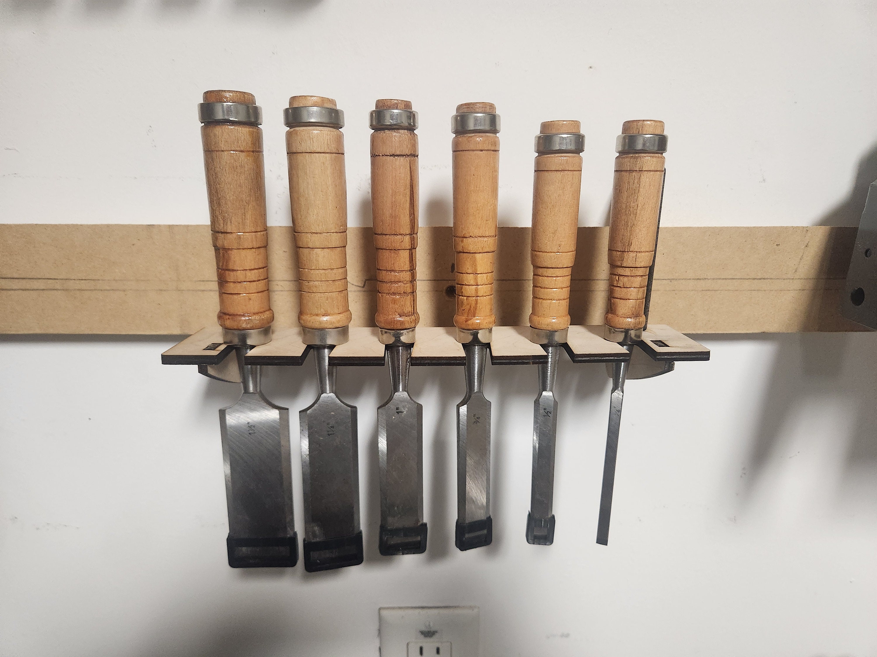 6 Chisel French Cleat Holder - Digital File - Etsy