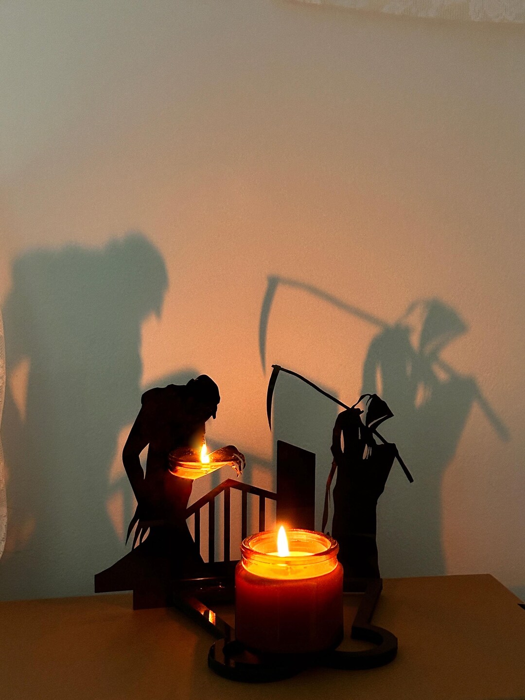 Nosferatu Shadow Handmade Nosferatu Candle Holder Halloween Spooky ...