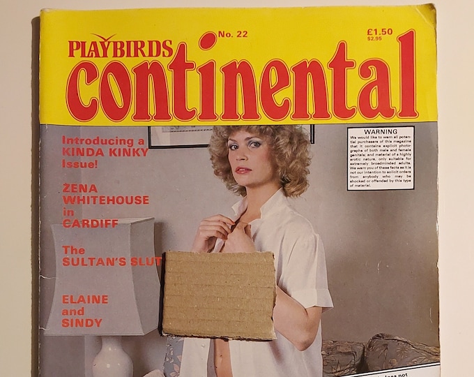 RARE Vintage Retro ADULT Glamour Magazine PLAYBIRDS Continental Issue ...