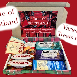 Taste of Scotland Gift Box | Local Scottish Treats Snack Box | Tourist ...