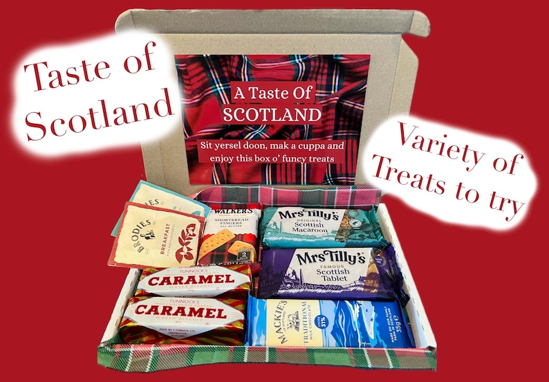 Taste of Scotland Gift Box | Local Scottish Treats Snack Box | Tourist ...