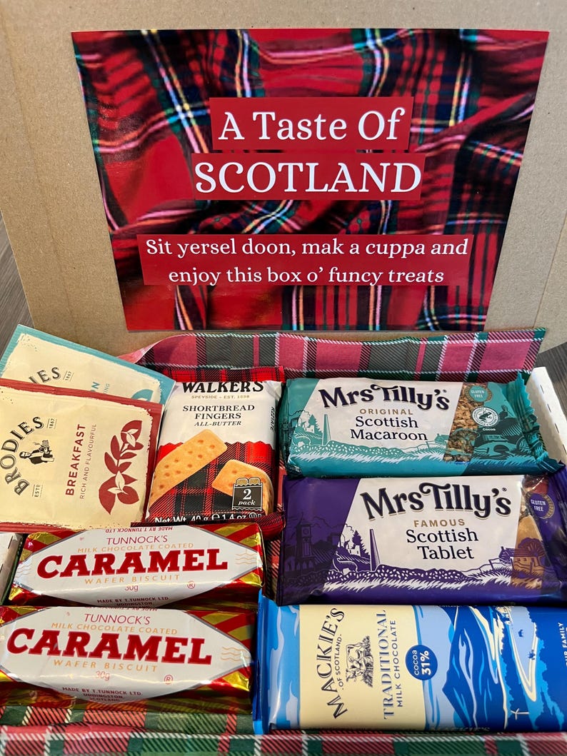 Taste of Scotland Gift Box | Local Scottish Treats Snack Box | Tourist ...
