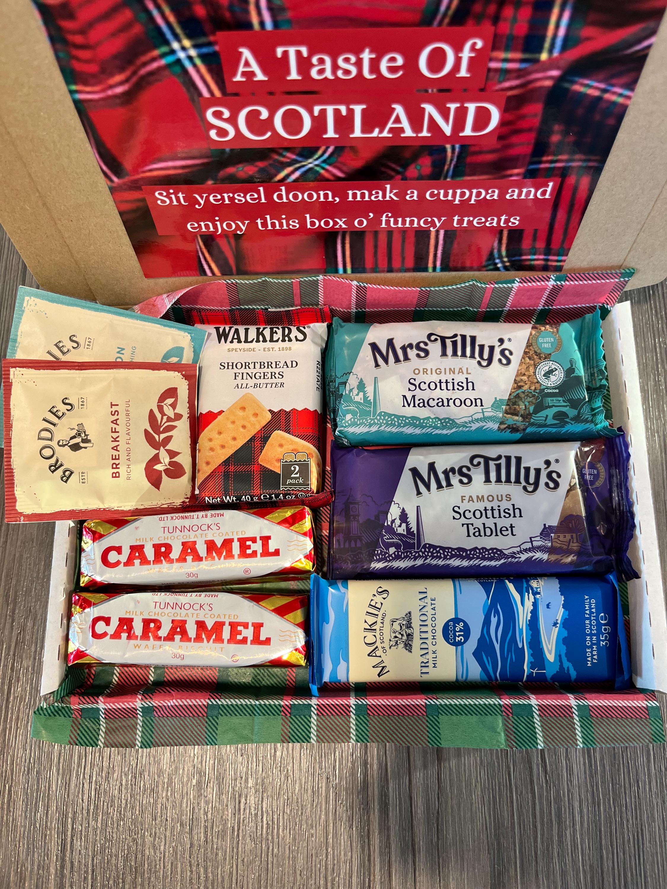 Taste of Scotland Gift Box | Local Scottish Treats Snack Box | Tourist ...
