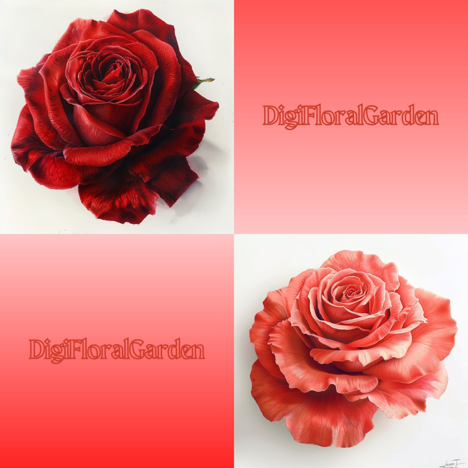 RED ROSES PNG Images - Transparent and White Background Versions - 4096 ...