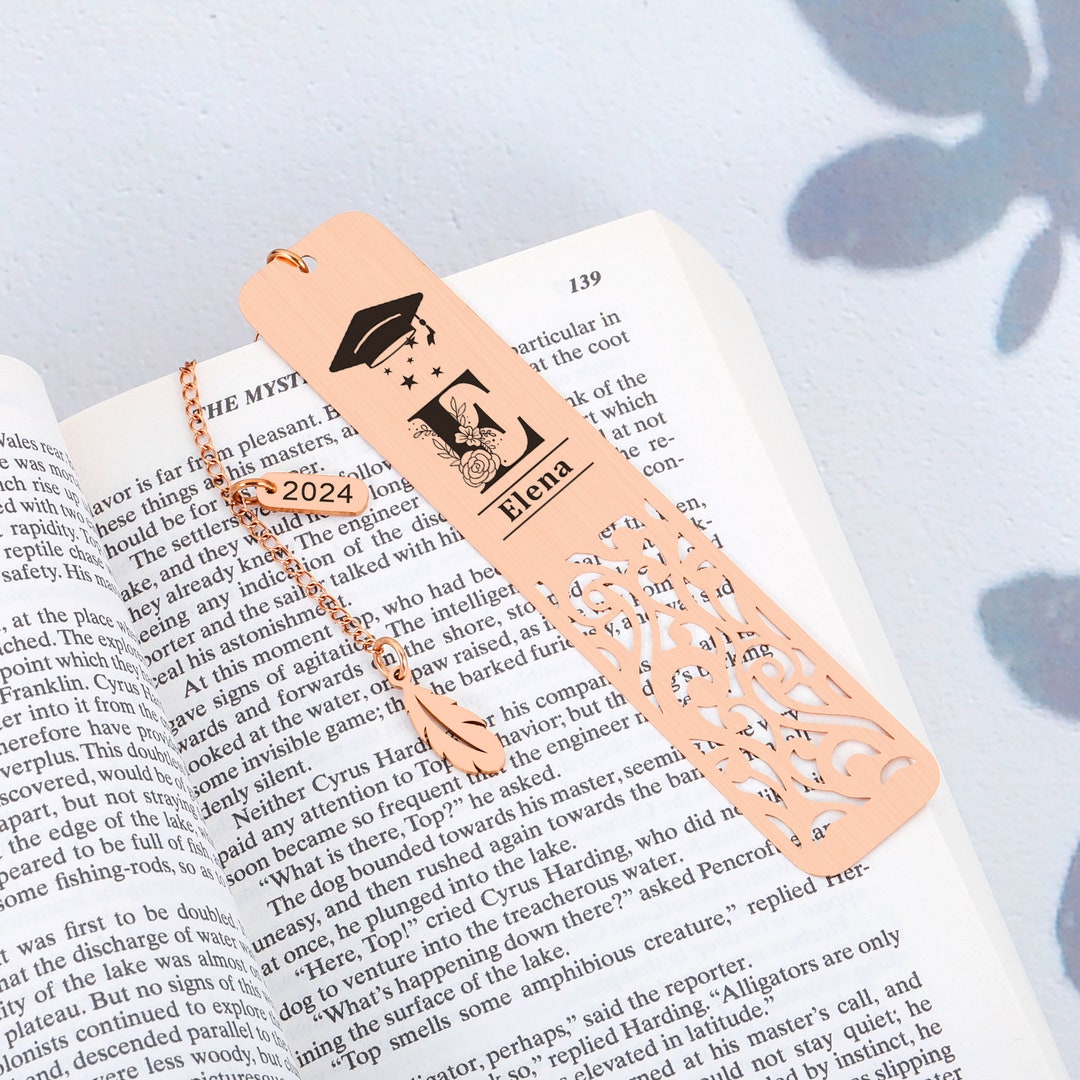 Personalized Name Bookmark Graduation Gifts for Him Her Class of 2024 ...